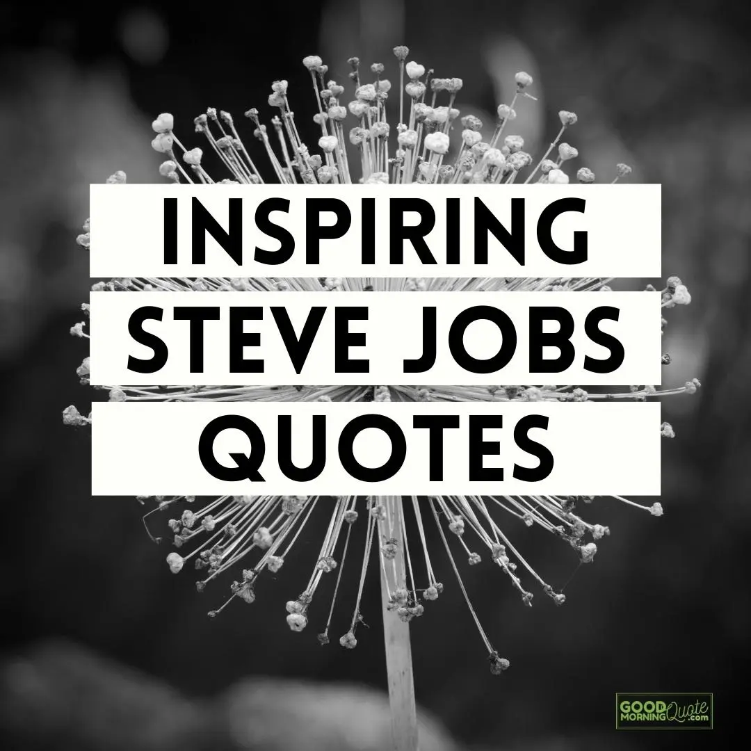30 Powerful Steve Jobs Quotes on Life, Work & Death