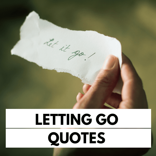 80 Inspiring Letting Go Quotes and Sayings with Images